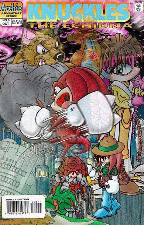 Archie Knuckles The Echidna Issue 6 Mobius Encyclopaedia Fandom Powered By Wikia