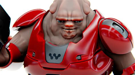 ALIEN TROOPER X 8 Rigged For Unreal Engine Unity MIXAMO CGTrader