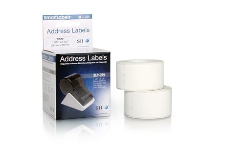 Seiko Instruments White Address Labels For Smart Label Printers SLP