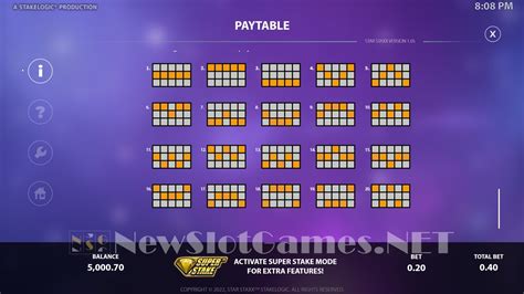 Star Staxx Slot Review And Demo By Stakelogic Play Free Online
