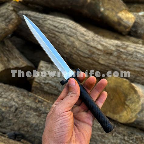 Dagger Knife Custom Boot Knife With Leather Sheath Dk 219 The Bowie Knife