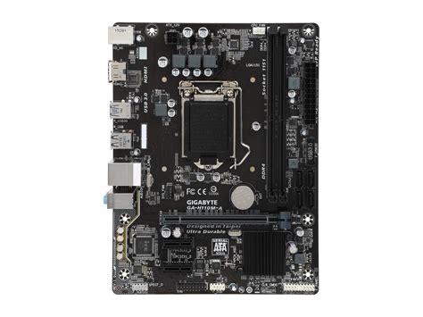GIGABYTE GA-H110M-A (rev. 1.0) LGA 1151 Micro ATX Intel Motherboard ...