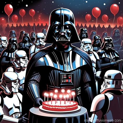 Darth Vaders Stormtrooper Birthday Party Stable Diffusion Online