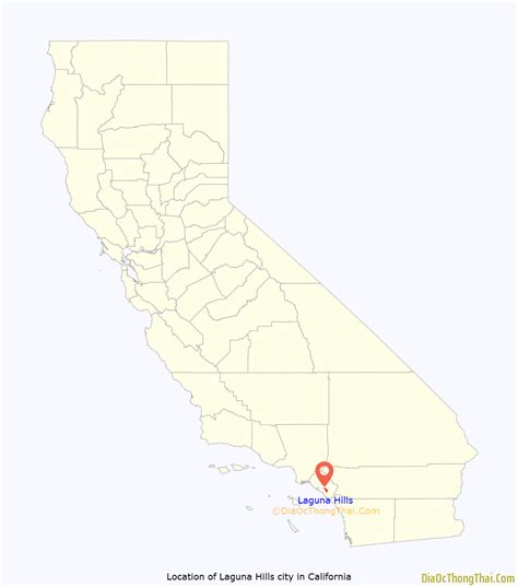 Map Of Laguna Hills City Thong Thai Real