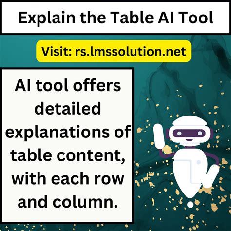 Premkumar K On Linkedin Aitool Tablecontent Explanation Rowbyrow