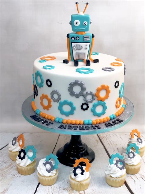 Green Robot Cake Artofit