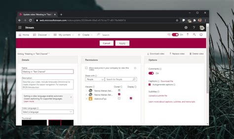 How To Autogenerate A Microsoft Teams Transcription For A Meeting