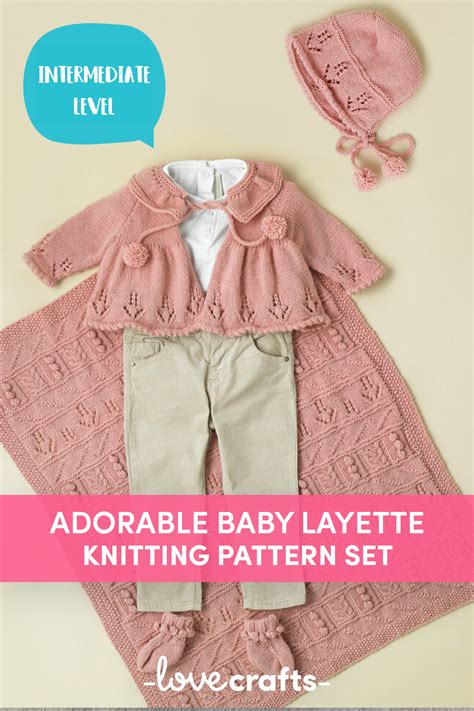 Baby Layette Set Includes A Free Baby Blanket Pattern And Cardigan