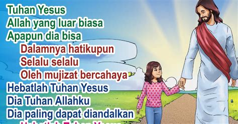 Lirik Lagu Pujian Rohani Kristen Sekolah Minggu Gereja Tuhan Yesus