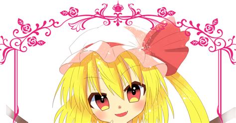 東方 フランドール 塗り絵82 ココアのイラスト Pixiv