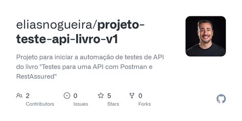 github eliasnogueira projeto teste api livro v1 projeto para iniciar