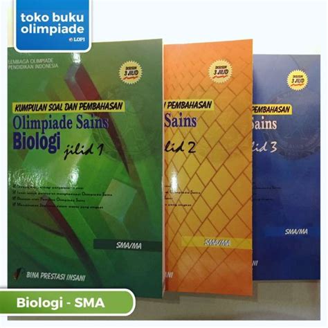 Jual Paket Kumpulan Soal And Pembahasan Olimpiade Biologi Sma Jilid 1