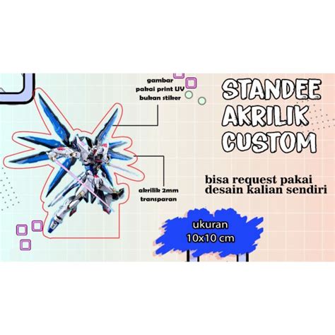 Jual Standee Akrilik Akrilik Standee Custom Standee Kpop Standee Anime Akrilik Figure