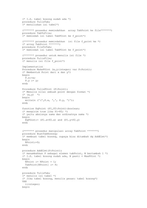 Contoh Program Pascal Pdf