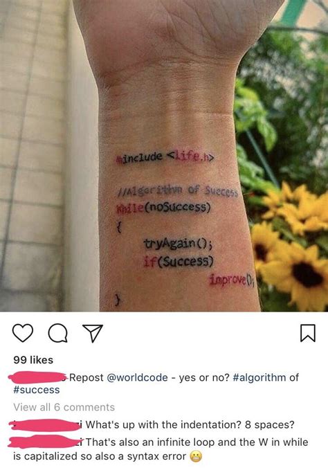 Java Code Tattoos Online Programming Courses It School Programming