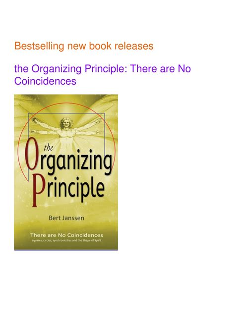 Ppt Get⚡[pdf] The Organizing Principle There Are No Coincidences