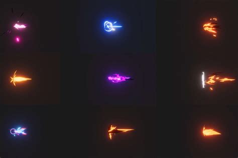 Muzzle Flashes VFX 粒子 Unity Asset Store