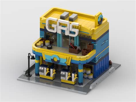 Moc Modular Gas Station How To Build It