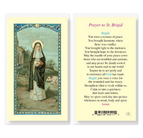 Fratelli Bonella St Blaise Prayer Laminated Holy Cards 25pcs Heavenly