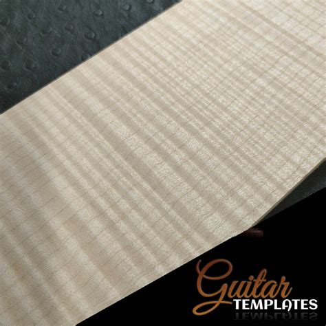 Flame Maple Fretboard Blanks Guitar Templates