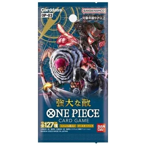 Bandai One Piece Card Game Mighty Enemies Op 03 Booster Box Japan