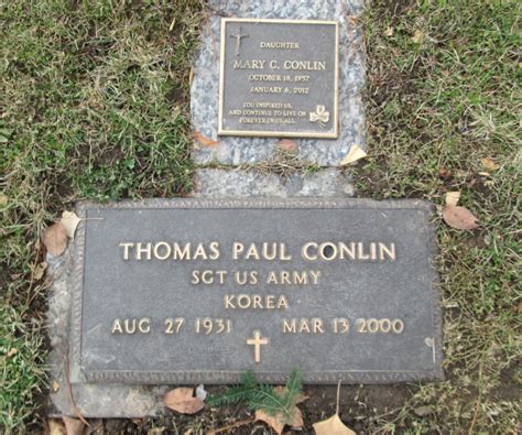 Thomas Paul Conlin 1931 2000 Find A Grave Memorial