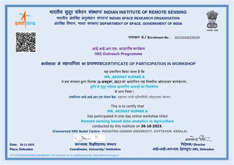 Akshay Kumar A On Linkedin Iirs Remotesensing Isro Dataanalytics Agriculture