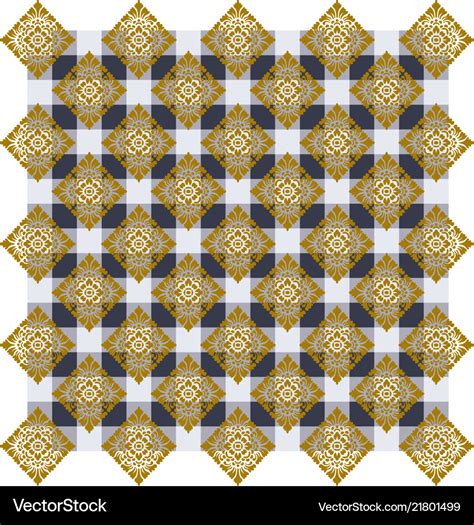 Bali Motif Pattern Royalty Free Vector Image Vectorstock
