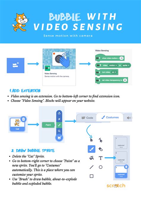 Digital Design Use Video Sensing To Make Scratch Projects