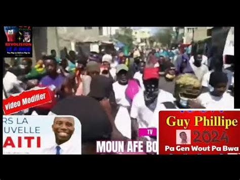 Pèp la rele anmwey ba yo guy Philippe Enstalasyon tèt dwat mounafebon infobertho haitian YouTube