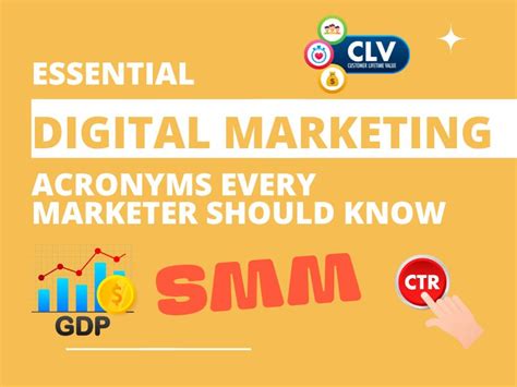 Essential Digital Marketing Acronyms Every Marketer Should Know Earn