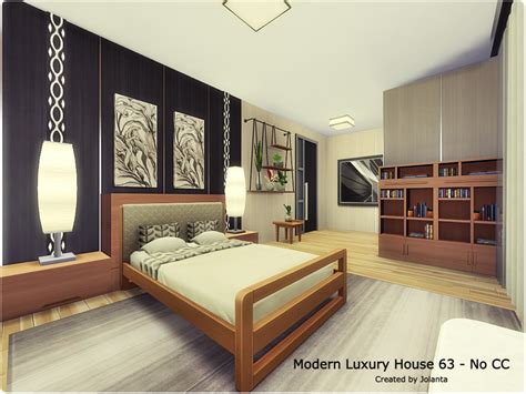 The Sims Resource Modern Luxury House 63 No CC