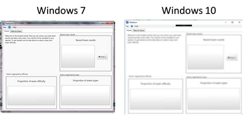 C WPF Program Designed On Windows 10 Doesn T Scale On Windows 7