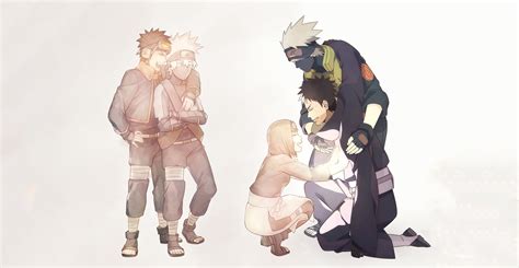 Descargar La Imagen En Teléfono Kakashi Hatake Minato Namikaze Rin Nohara Sakura Haruno
