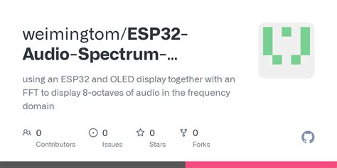 GitHub Weimingtom ESP Audio Spectrum Waveform Display Using An ESP And OLED Display