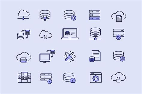 20 Database Icons | Database icon, Data icon, Icon