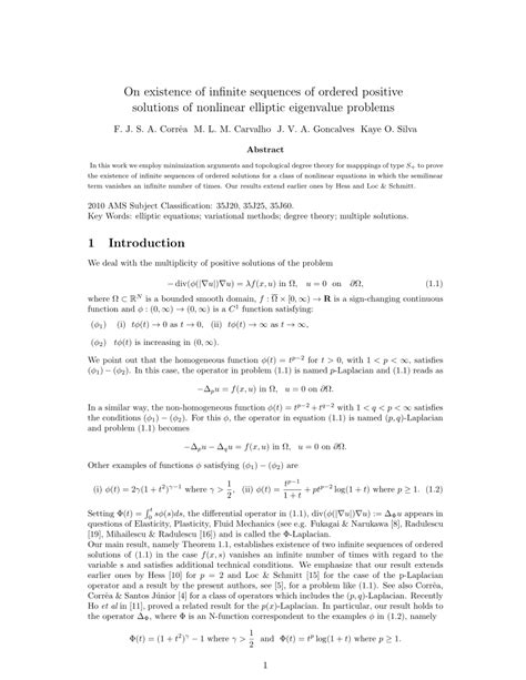 pdf on the existence of infinite sequences of ordered positive