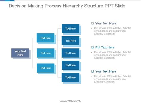 Decision Making Process Hierarchy Structure Ppt Powerpoint Presentation