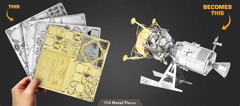 Apollo Csm With Lm Metal Earth Innovatoys
