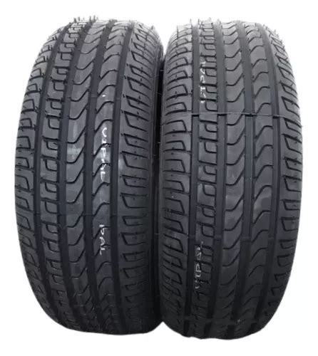 Kit 2 Pneus Aro 15 195 60 R15 Remold Borracha Vipal Inmetro