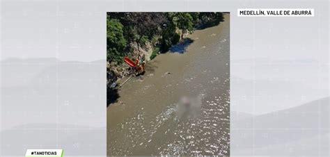 Primer cuerpo encontrado en el río en el Teleantioquia