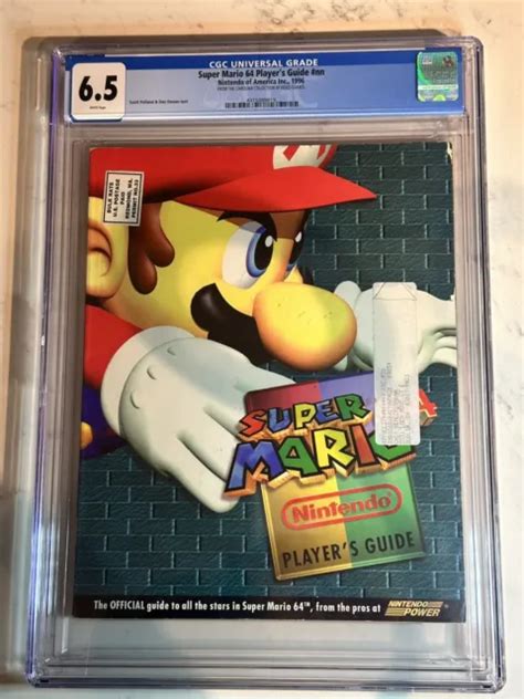 1996 Super Mario 64 Nintendo Power Players Guide Cgc 65 Eur 4538