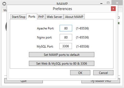 Localhost Nginx Server Won T Start In MAMP On Pc Stack Overflow