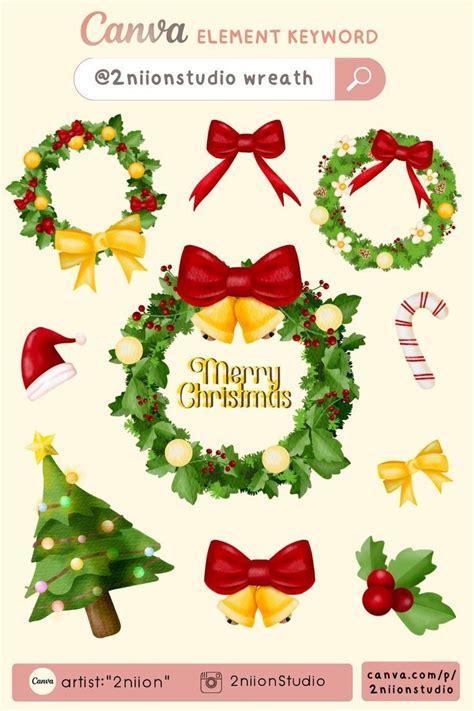 Cool Canva Elements Keyword In 2024 Christmas Illustration Canvas