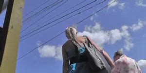 Marvelous Blue Summer Suit Upskirt Tnaflix