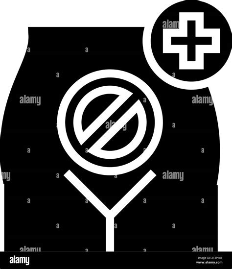 Infertility Treatment Gynecologist Glyph Icon Vector Illustration Stock