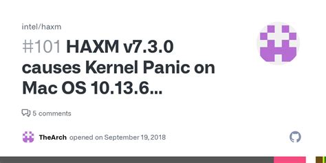 Haxm V730 Causes Kernel Panic On Mac Os 10136 Hackintosh · Issue