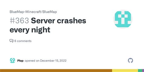 Server Crashes Every Night Issue BlueMap Minecraft BlueMap GitHub