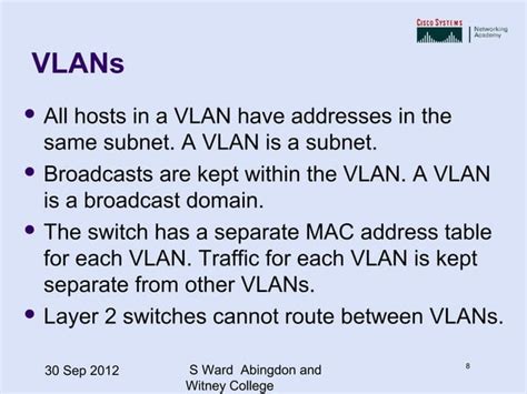 Chapter Vlans PPT Computer Networking Computing