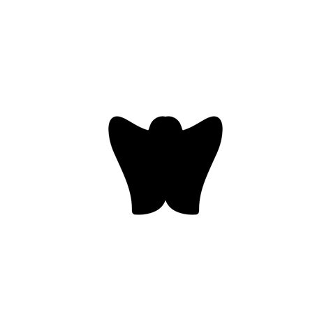 Bat Icon Simple Style Halloween Holiday Poster Background Symbol Bat